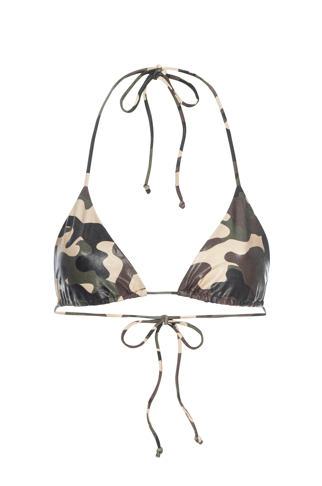 KAUAI BIKINI TOP - METALLIC CAMO – Miaou